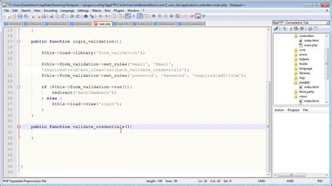 Codeigniter Tutorials Registration And Login Part 5 13 Youtube