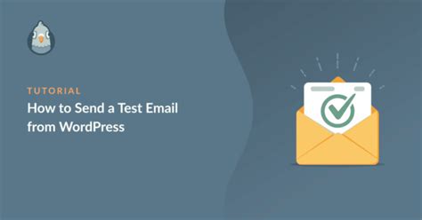 How To Send A Test Email From Wordpress