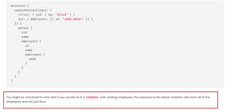 Why Does A Mutation Return Not The Nodes Of The Mutated Node But The