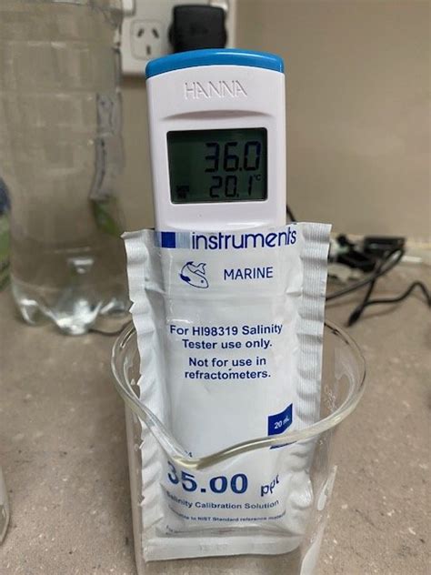 Confusing Measurements From Refractometer And Hanna Sanity Tester Conductivity Reef2Reef