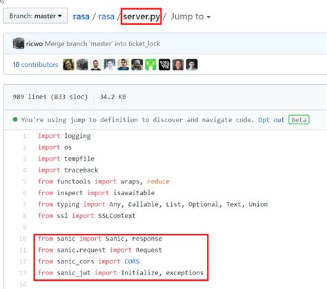 Rasa Server Sanic Rasa Open Source 2024 12 09