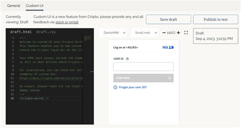 Custom Styling Guides And Tools Criipto Verify Documentation