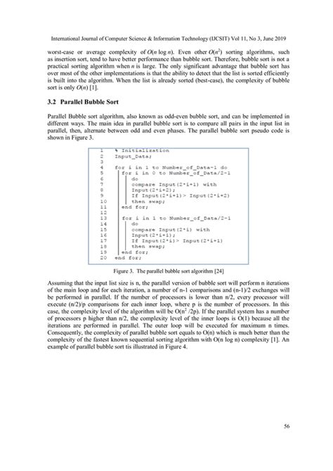 performance evaluation of parallel bubble sort algorithm on supercomputer iman1 pdf