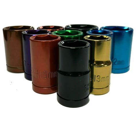 Drive Metric Color Coded Socket Set Piece OFF