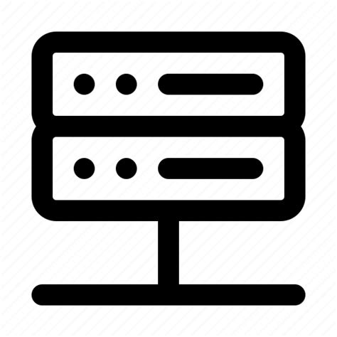 server database storage network hosting icon download on iconfinder