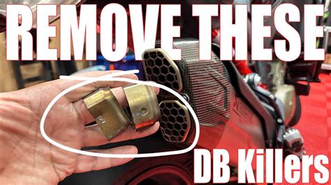 how to remove the db killers on the ducati multistrada v4 full race