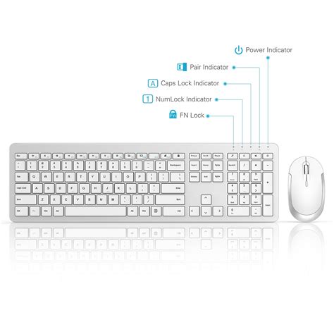 Wgjp 038 Slim Wireless Keyboard Mouse Combo Protoarc