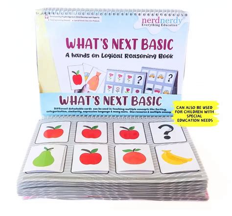 Buy Nerdnerdy Logical Reasoning For Special Needs Whats Next Basic Level 3y Multiple