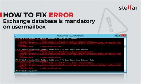 How To Fix Error “load Balancing Failed To Find A Valid Mailbox Database” Stellar