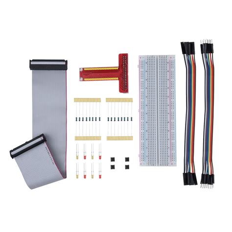 Kritne Extension Kit Gpio Cable Breadboard Gpio T Type Adapter Board 3 Extension Diy Kit