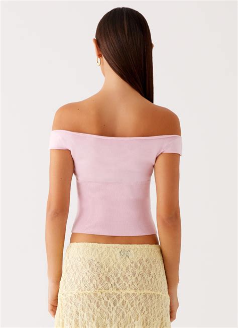 Coleman Knit Top Pink Peppermayo