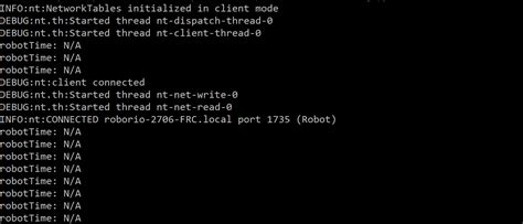 The Dashboard Doesn T Connect To Robot Code Issue Frcdashboard Frcdashboard Github