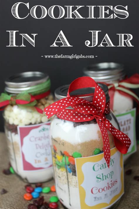 Cookies In A Jar Mason Jar T Idea
