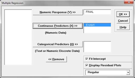 Simple Linear Regression With Sigmaxl Lean Sigma Corporation