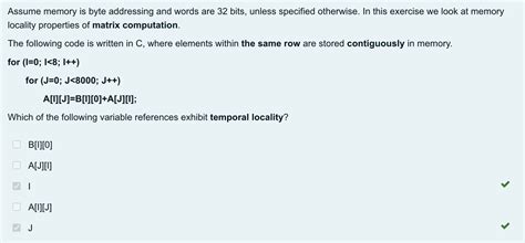 Solved Assume Memory Is Byte Addressing And Words Are 32