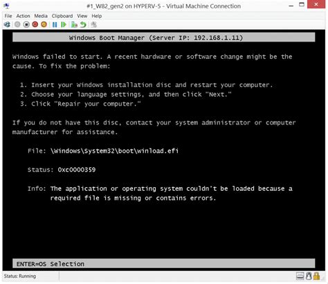 Why Do I Get A Winloadefi Status 0xc0000359 Error When Using Uefi