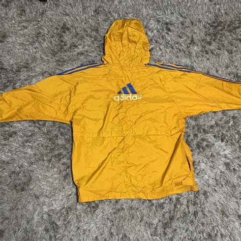 Yellow Adidas Jacket Clean Jacket With An Xl Tag Depop