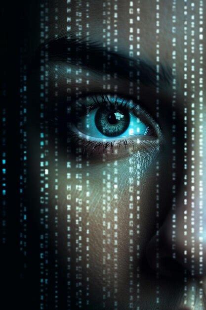 Premium AI Image Generative AI Concept Open Eyes Of Women Insight To See The Truth