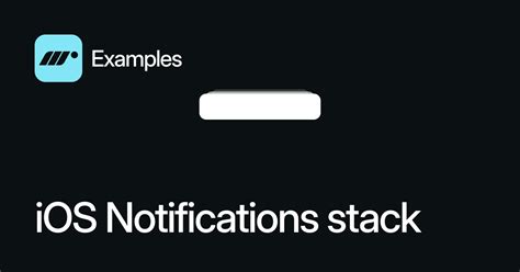 Ios Notifications Stack — Motion For Vue Example