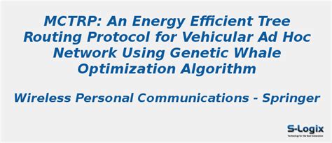 An Energy Efficient Tree Routing Protocol Ns2 Projects S Logix