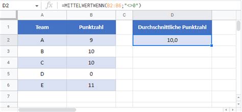 Mittelwert Berechnen 0 Ignorieren Excel Google Sheets Automate