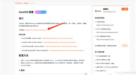 linux相关：在阿里云下载centos系统镜像 阿里云镜像站 csdn博客