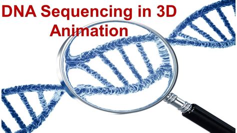Dna Sequencing 3d Animation For Better Understanding Youtube