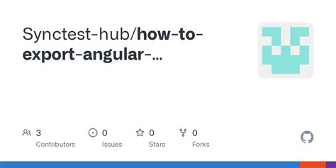 Github Synctest Hubhow To Export Angular Scheduler Appointments To