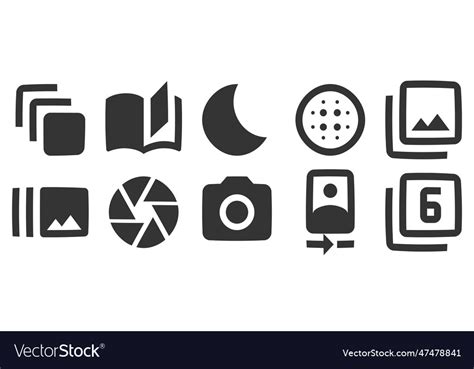 Set Of Icons Hardware Line Icons Collection Vector Image
