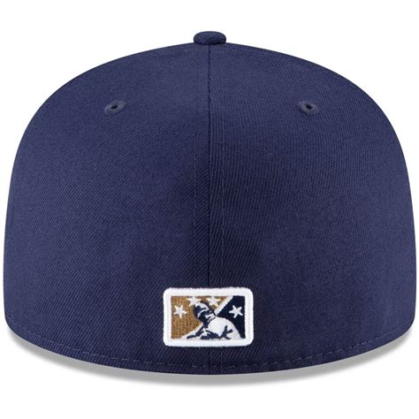 Mens Orem Owlz New Era Navy Alternate Authentic Collection 59fifty Fitted Hat