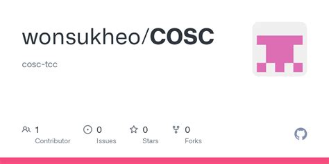 Github Wonsukheocosc Cosc Tcc