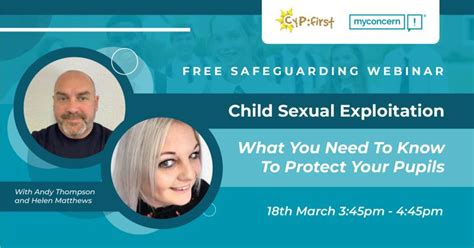 The Safeguarding Company On Linkedin Join Us For This Free Safeguarding Webinar With Cyp First