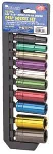 Piece Drive SAE Deep Wall Color Coded Socket Set Buy Online At Best Price In KSA