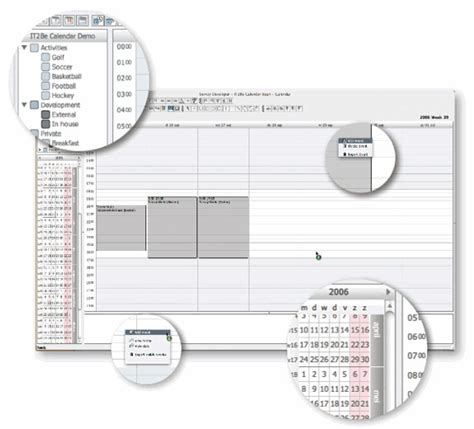calendar bean servoy components