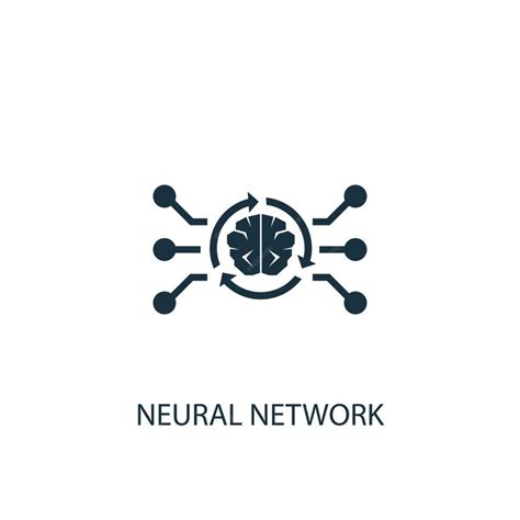 Premium Vector Neural Network Icon Simple Element Illustration