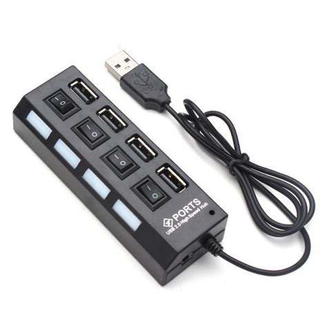 Usb ХАБ разветвитель Usb Hub 4 порта с выключателями купить с доставкой по выгодным ценам