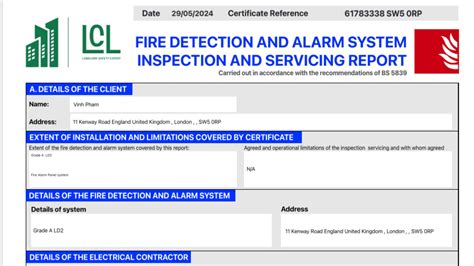 Fire Safety Certificate For Flats In The Uk Landlord Certificate London