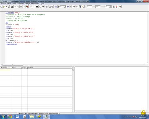 Exercicios Do VisualG Algoritmos Babe Wild Free