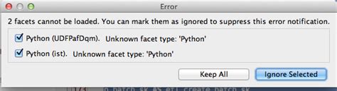 Intellij Python Facet Can Not Be Reloaded Stack Overflow