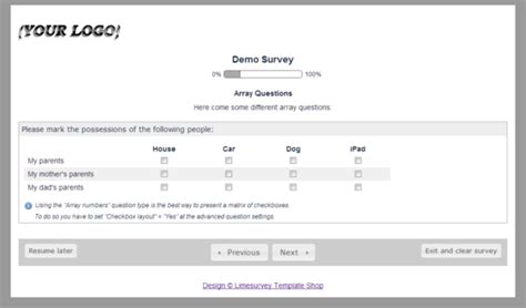 Limesurvey Template Basic Reloaded • Survey Consulting The Limesurvey
