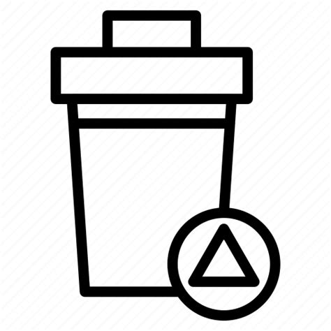 Garbage Delete Dustbin Recycle Trash Remove Rubbish Icon