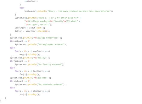 Solved Please Answer In JAVA Develop A Set Of Classes For A Chegg Com