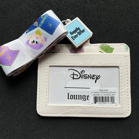 Disney Princess Books Classics Loungefly Cardholder Lanyard Disney