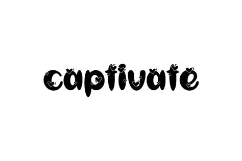Captivate Font Free Font Download