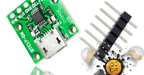 Ch340e Usb Ttl Rs232 Uart Dtr Micro Seriell Konverter Iot Powered By Androegg De