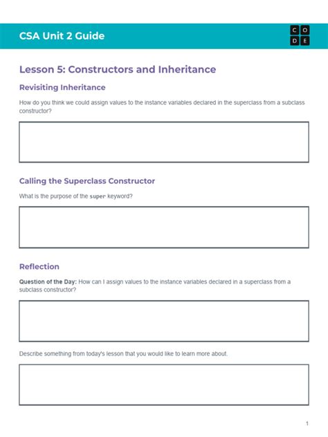 Csa Unit 2 Guide 2023 2024 Pdf