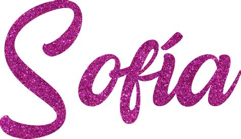 Happy Birthday Sofia In Glitter