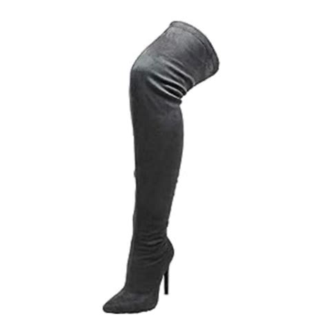 Liliana Shoes Liliana Pointy Toe Gisele Thigh High Stiletto Boot Size Poshmark