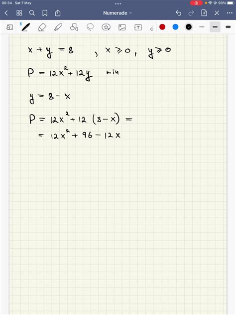 SOLVED Consider Two Nonnegative Numbers X And Where X Y 8 What Is The Minimum Value Of 2x