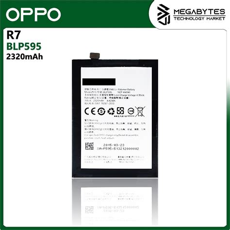 Megabytes Battery For Oppo R R F Blp Shopee Philippines